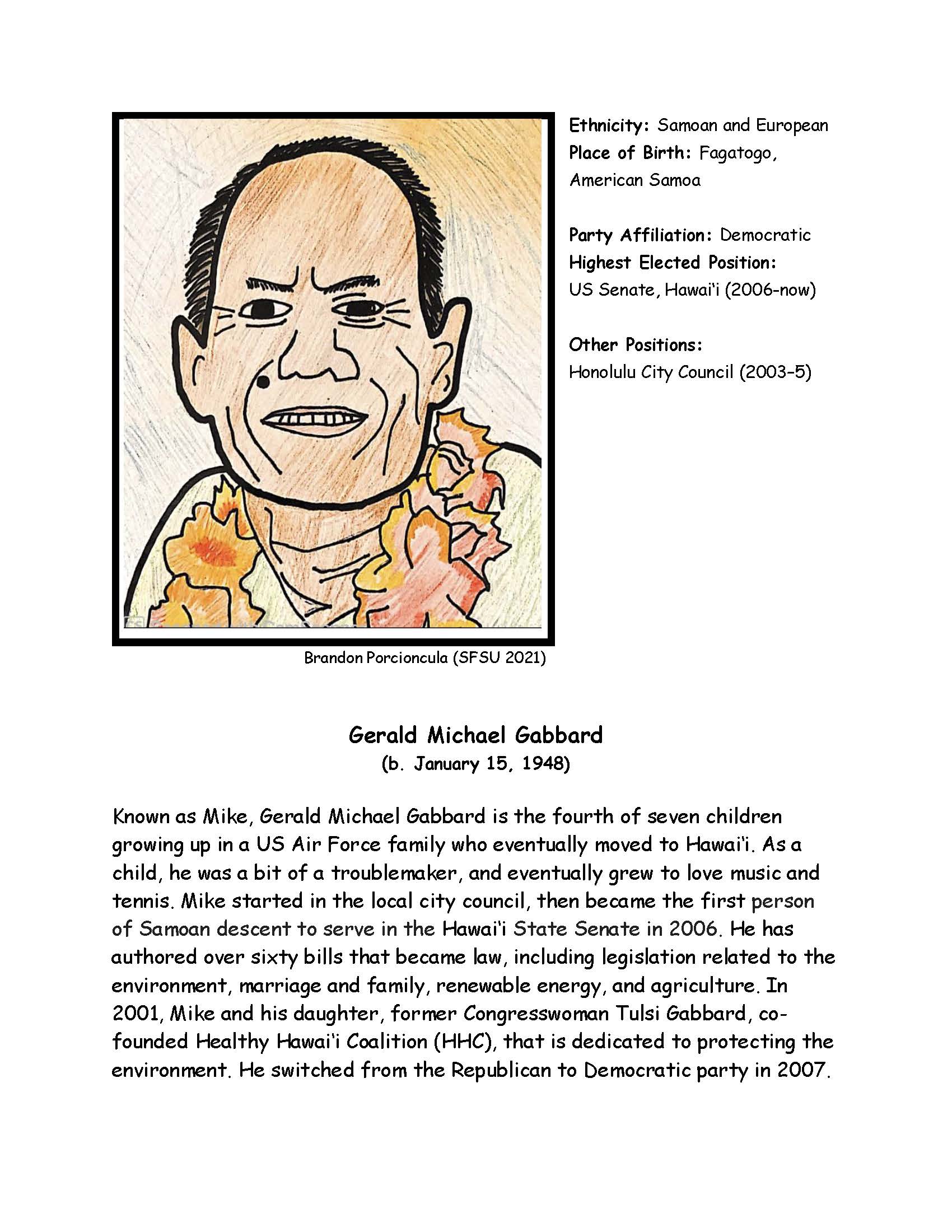 Gerald Gabbard | APIA Biography Project